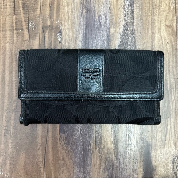Coach | Accessories | Vintage Y2k 200s Coach Canvas Signature Logo ...